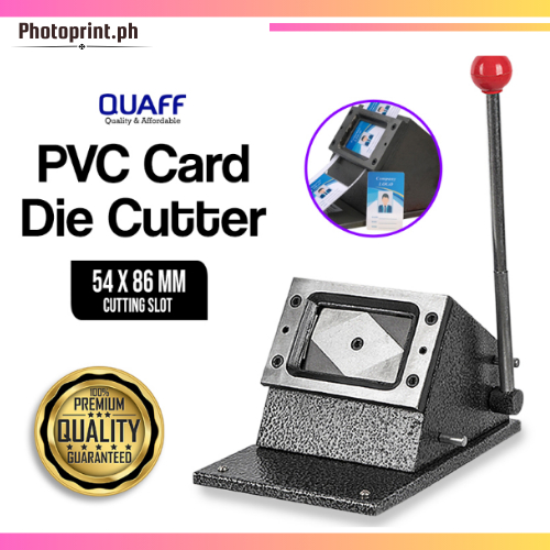 QUAFF PVC Card Die Cutter 86-54mm ID Size (UNIT ONLY) | Shopee Philippines
