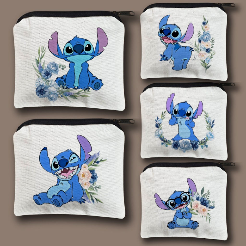 Lilo and Stitch Design Useful Coin Purse Wallet Storage for Essentials ...