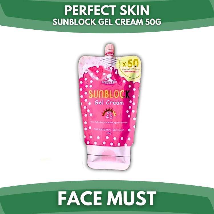 Perfect Skin Sunblock Gel Cream 50G / 15G & TwinPack Sunblock Tinted ...