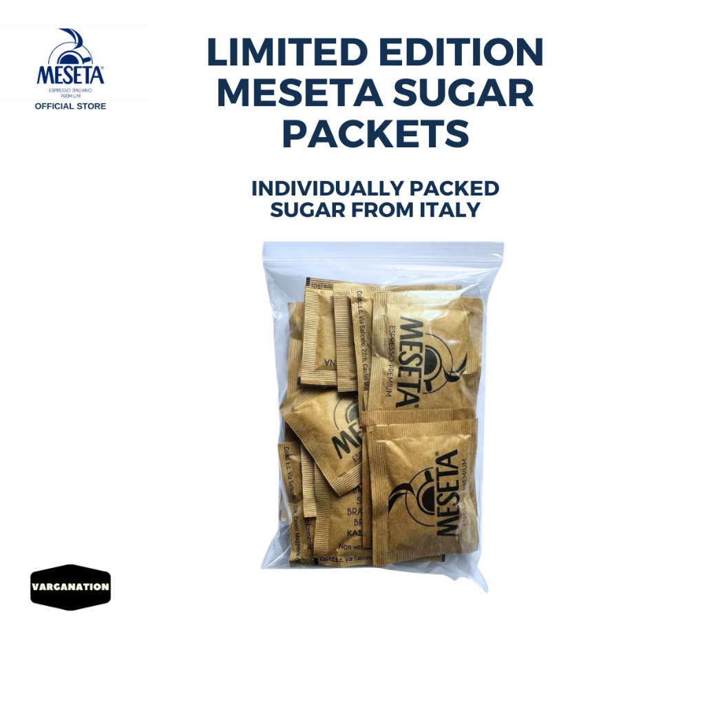Meseta Carracci Limited Edition Italian Sugar Packets - Made in Italy ...