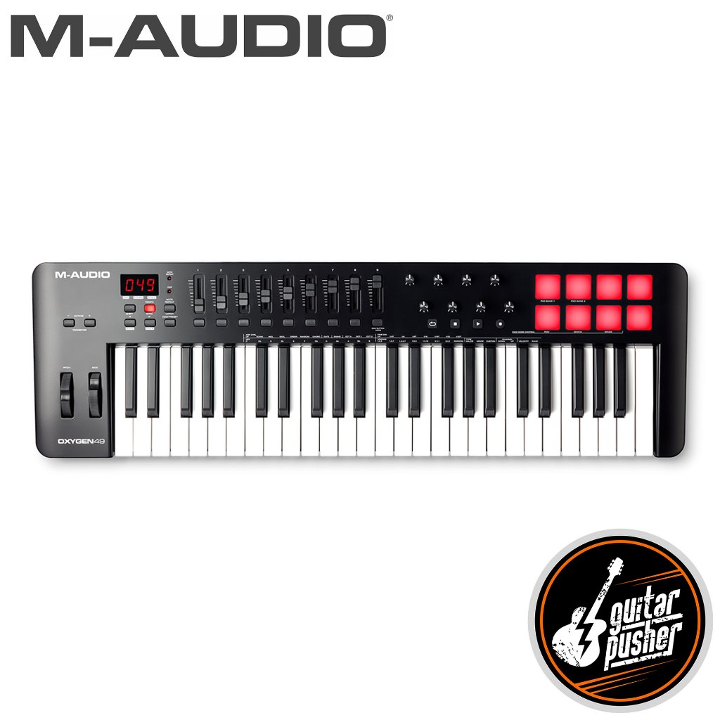 M-AUDIO Oxygen 49 (MKV) USB MIDI Controller Keyboard w/ Smart Controls ...