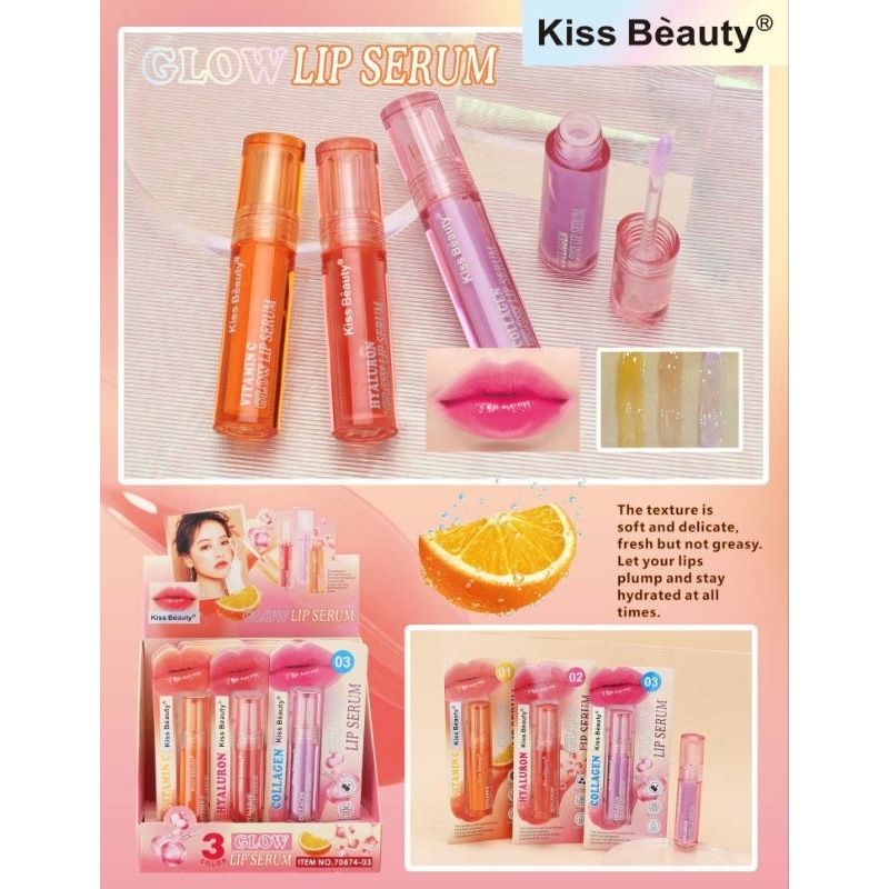 Kiss Beauty Lip Serum Smooth Texture Easy To Spread Plump And Moisturized Shopee Philippines