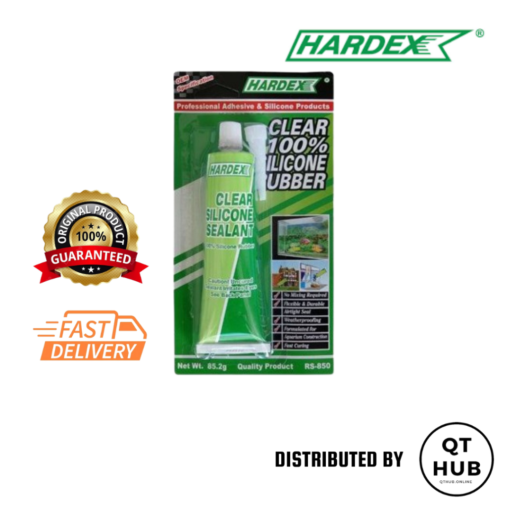Hardex Clear RTV Silicone Sealant 85.2 grams | Shopee Philippines