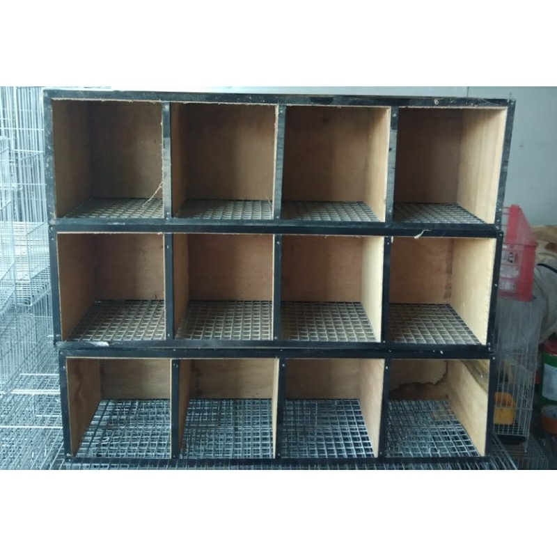 4 holes pairing cage size W16 x H16 x L 57cm for african lovebirds ...