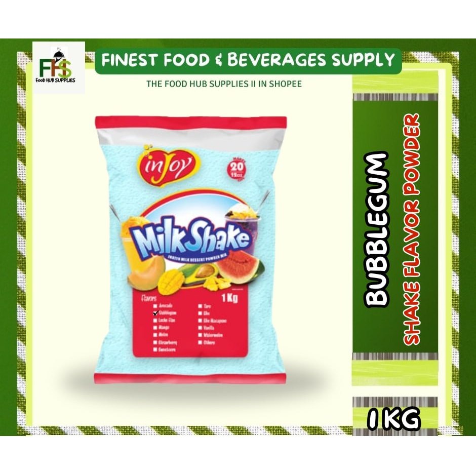 InJoy Bubblegum Milk Shake Powder 1KG | Shopee Philippines