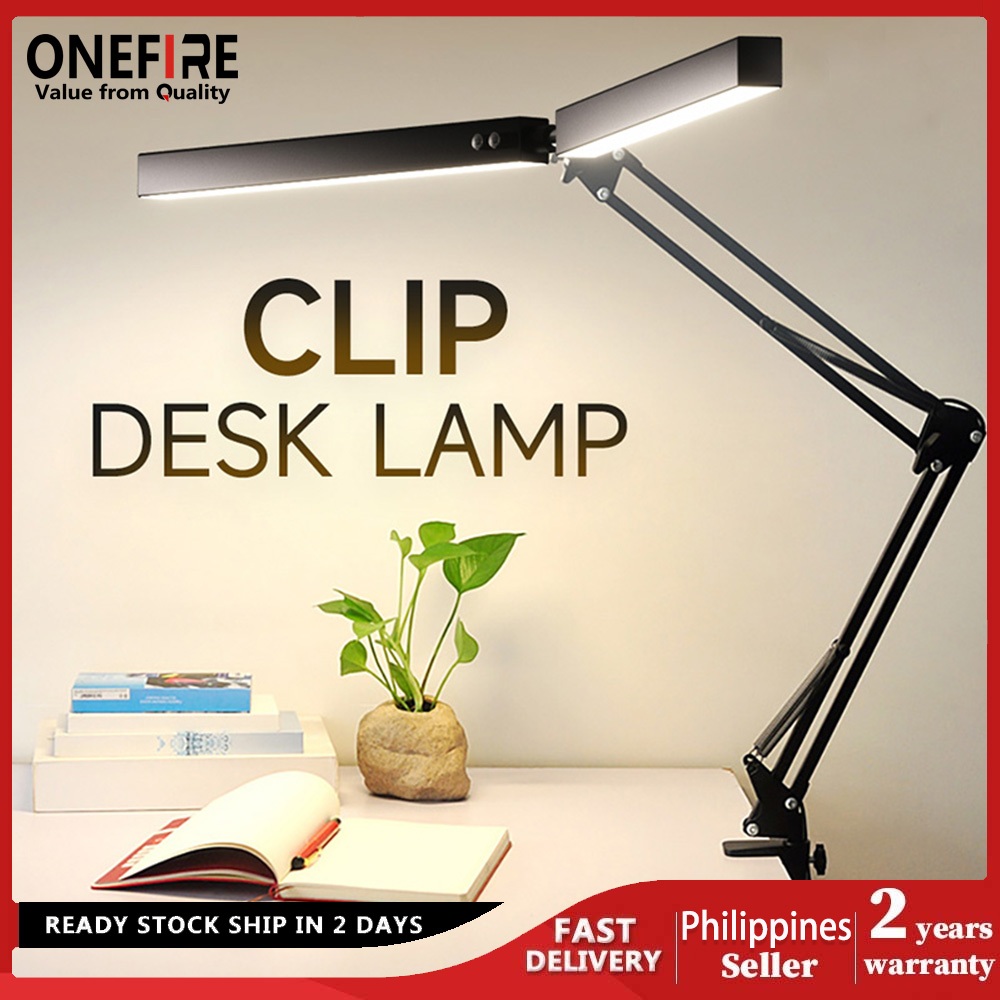 LED Desk Lamp with Clamp,Super Bright Double Head Desk Lamps for Home ...