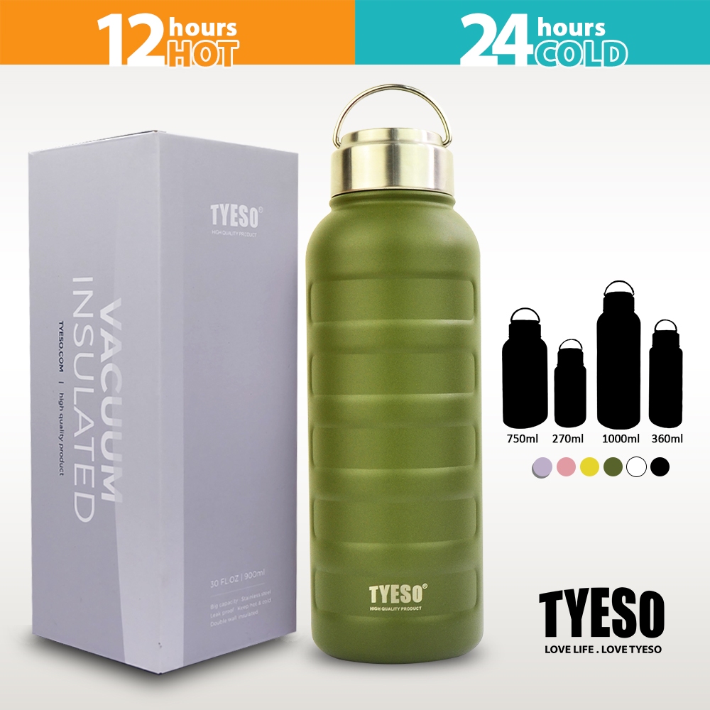 Tyeso Tumbler Large Capacity Vacuum Insulated Water Bottle 270ML 360ML ...