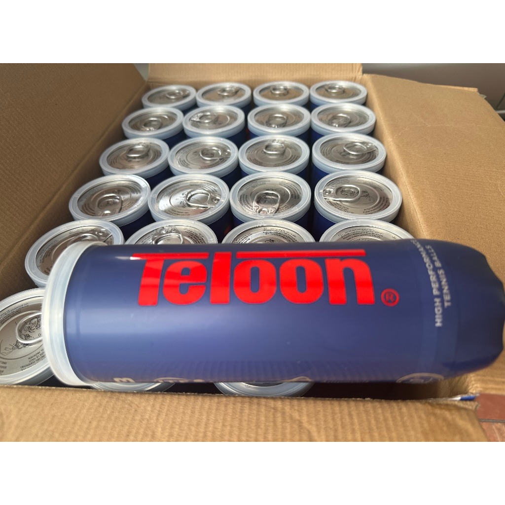 1Box (24 Tube) Teloon Pro+ Pound Tennis Ball ITF & Tennis Australia ...