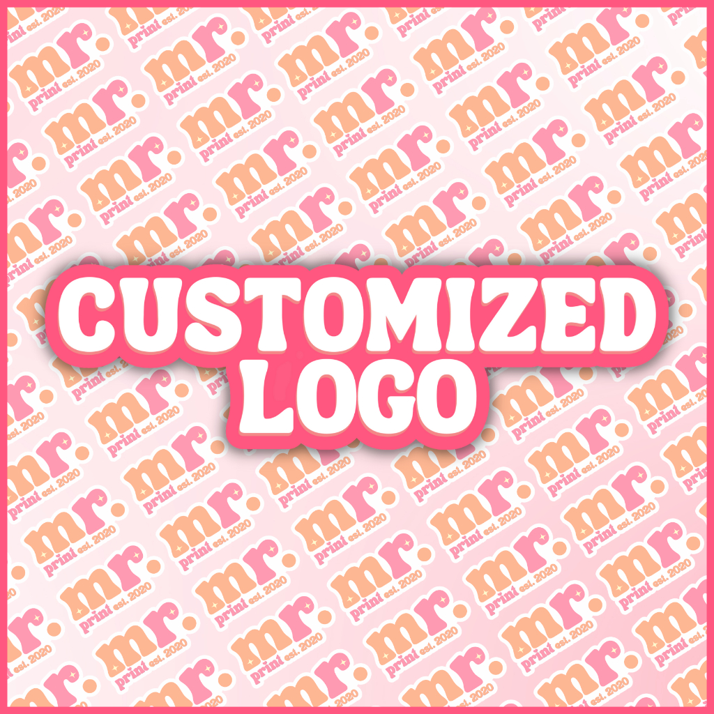 CUSTOMIZED LOGO STICKERS | VINYL WATERPROOF STICKERS | Shopee Philippines