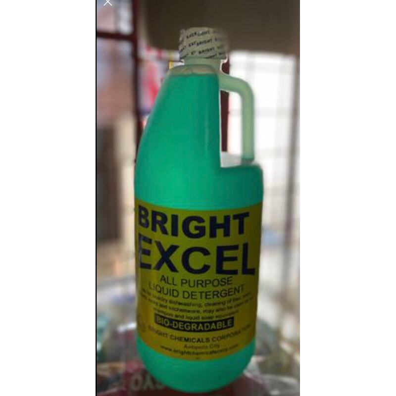 Bright Excel All Purpose Liquid Detergent ( 1 Liter ) | Shopee Philippines