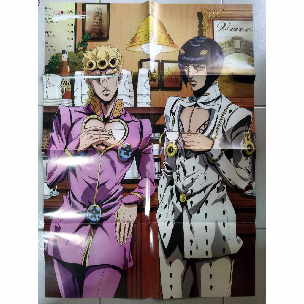 Jojo's Bizarre Adventure Part 5 Golden Wind Official Poster | Shopee ...