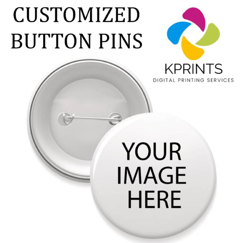 Personalized Custom Button Pins 1.25" (Bulk) | Shopee Philippines
