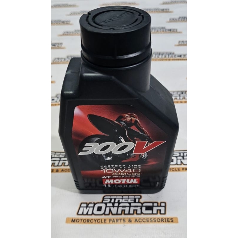 MOTUL RACING MOTOR OIL 300V 10W40 100% FULLY SYNTHETIC MOTOR OIL 1 ...
