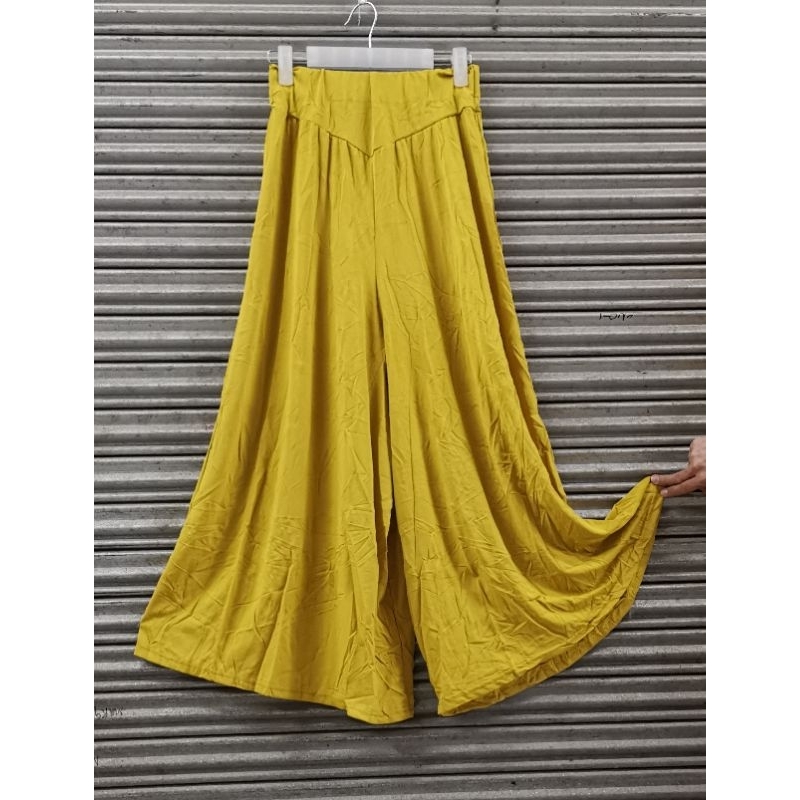 SQUARE PANTS PLUS SIZE/ FREE SIZE Plain Wide leg pants for Woman ...