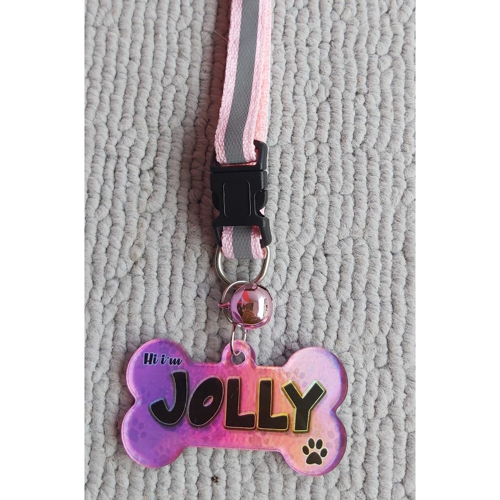 Personalized Acrylic Dog Tag with collar | Shopee Philippines