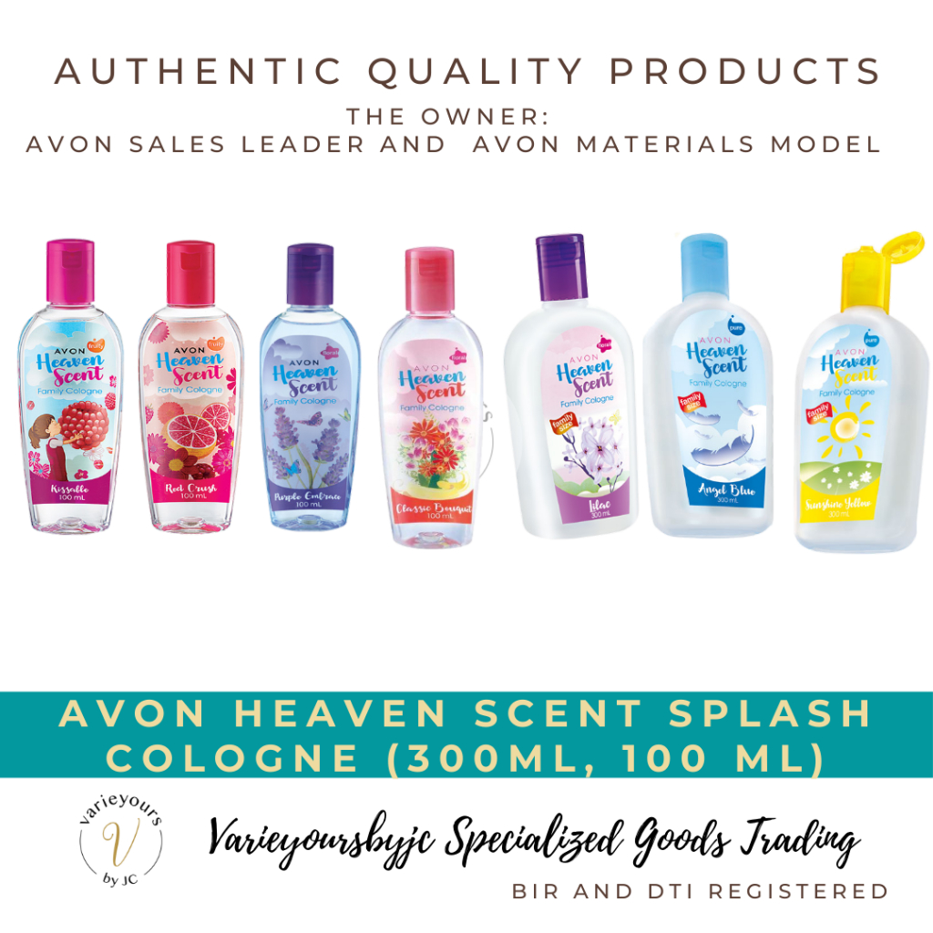 Avon Heaven Scent Splash Cologne 100ml and 300ml | Shopee Philippines