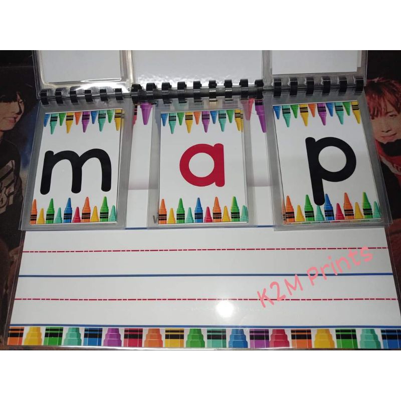 K2M FLIP CHART/BOOK CVC WORD | Shopee Philippines