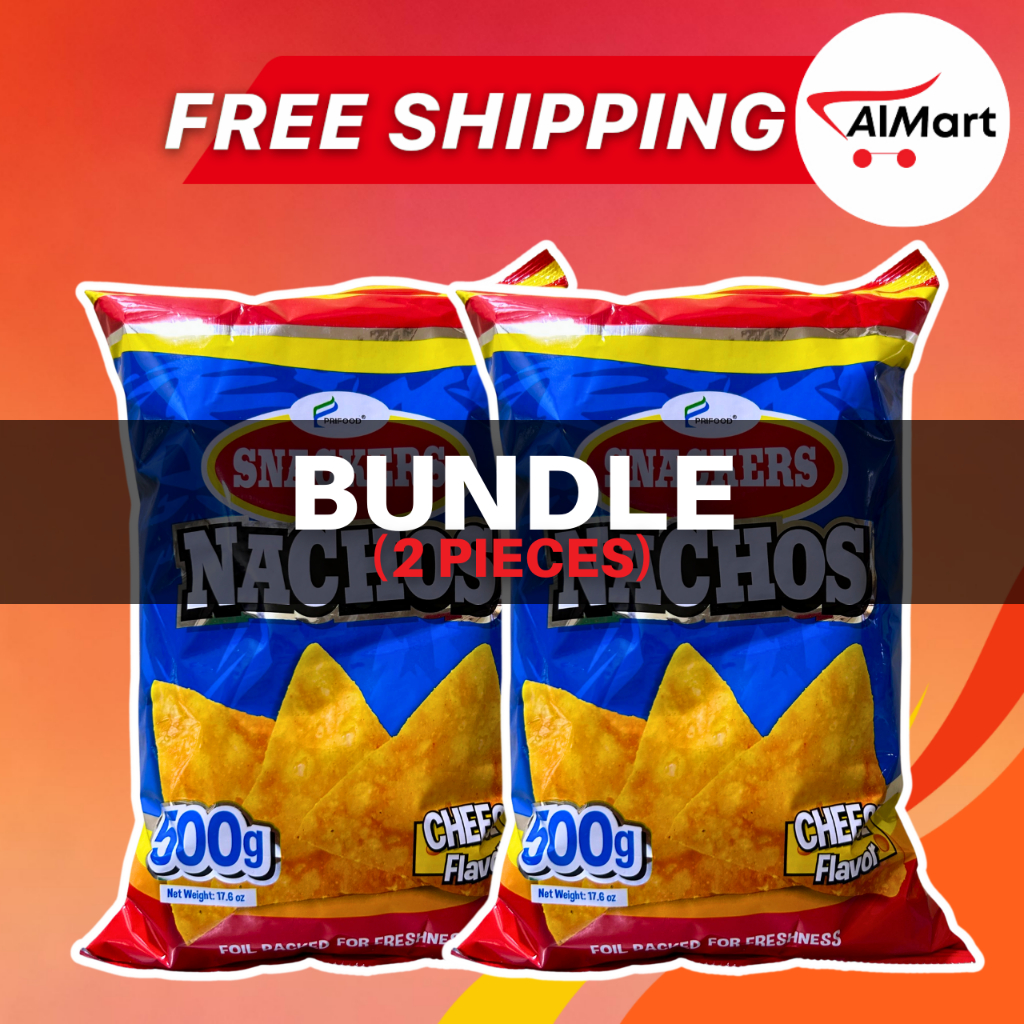 BUNDLE! (2 PCS) SNACKERS NACHOS CHEESE (500 GRAMS) | Shopee Philippines