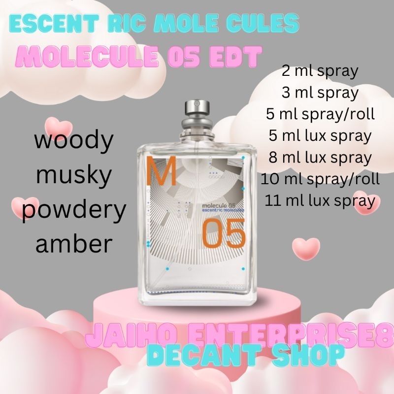 Decant/Takal Authentic Perfume Collection Escentric$ Molecules ...