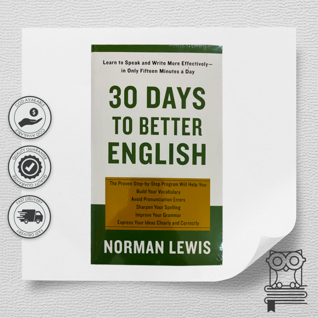 Booksmart Thirty Days to Better English Learn to Speak and Write More ...