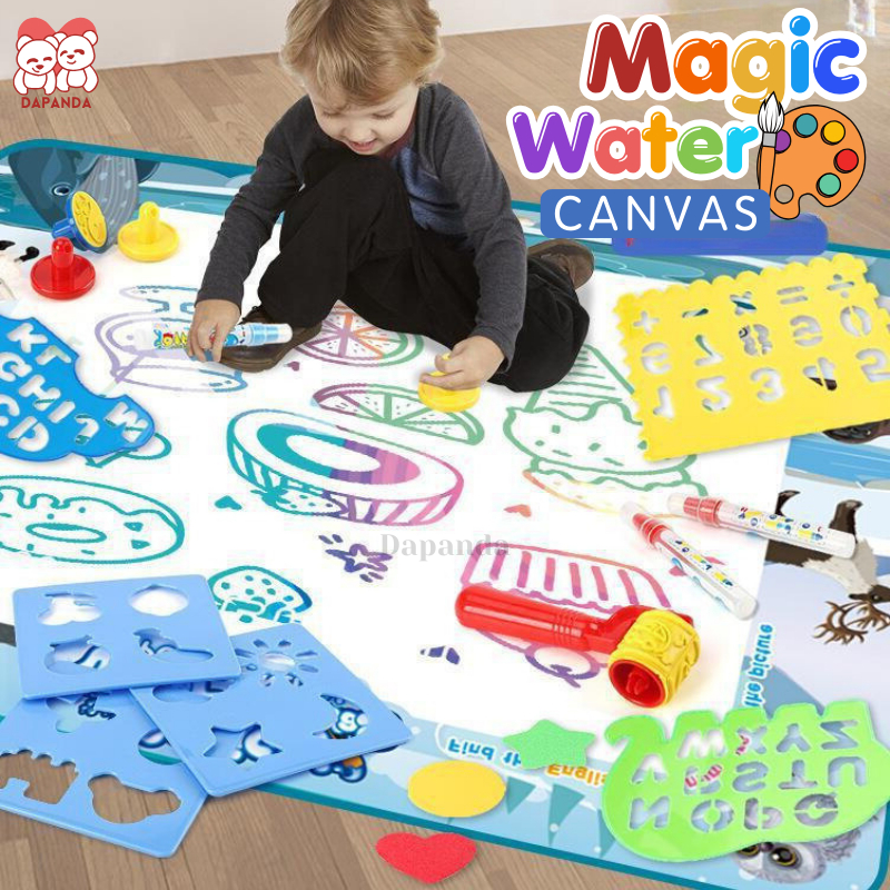 DAPANDA Doodle Mat Magic Water Drawing Canvas Colouring Mat Painting ...