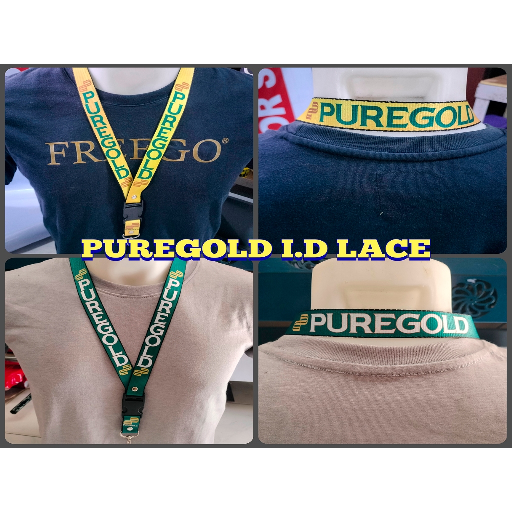 PUREGOLD ID LACE | ID LANYARD | ID SLING | WATERPROOF PRINT | Shopee ...