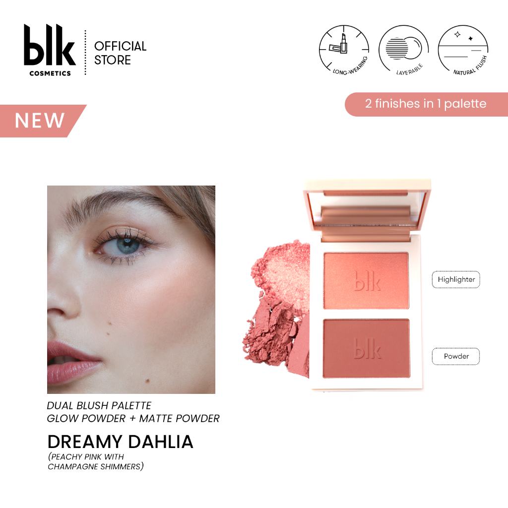 blk cosmetics daydream dual blush palette powder | Shopee Philippines