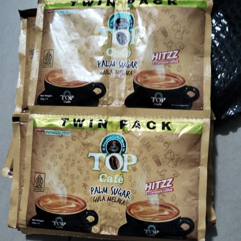 TOP Café Palm Sugar 3n1 Instant Coffee 22g X 10pcs | Shopee Philippines