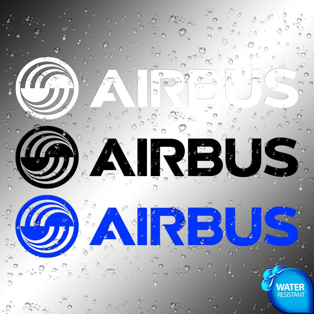 Stickers | 1X Airbus | Decals | Vinyl Weather Proof | 8 inches Airline ...