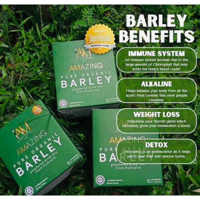 IAM Amazing Pure Organic Barley Authentic Amazing Pure Organic Barley ...