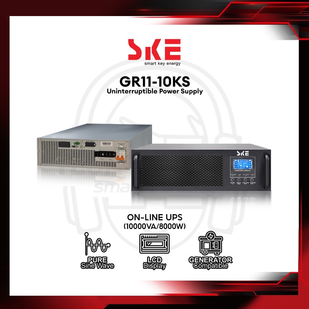 SKE GR11-10K UPS On-line 10000VA-8000W Uninterruptible Power Supply ...