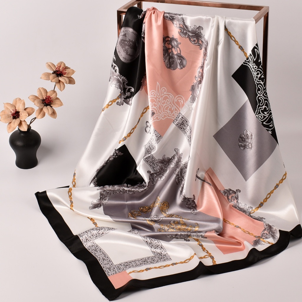 GD020 new arrival scarf silk material for women Scarf Scarves Women's ...
