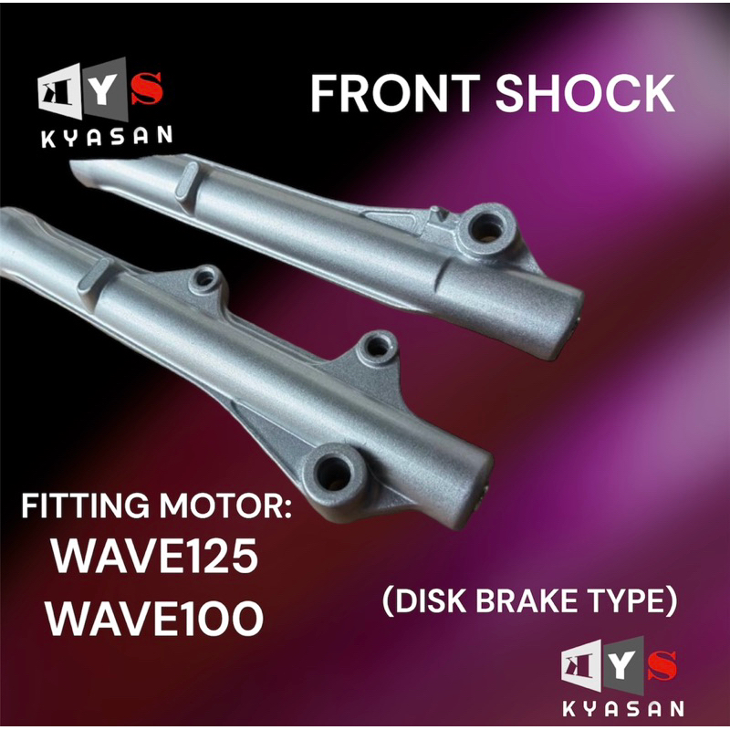 FRONT SHOCK ASSY WAVE100/WAVE125 DISK TYPE | Shopee Philippines