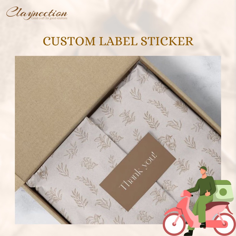 CUSTOM LABEL STICKER| WATER PROOF (HIGH-QUALITY GLOSSY AND MATTE ...