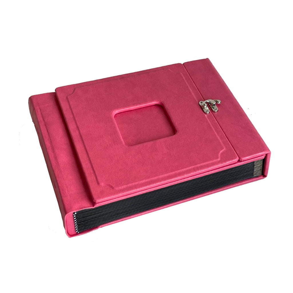 8R Landscape Photobook Photo Album With Lock Closure, With 3x3 Window ...