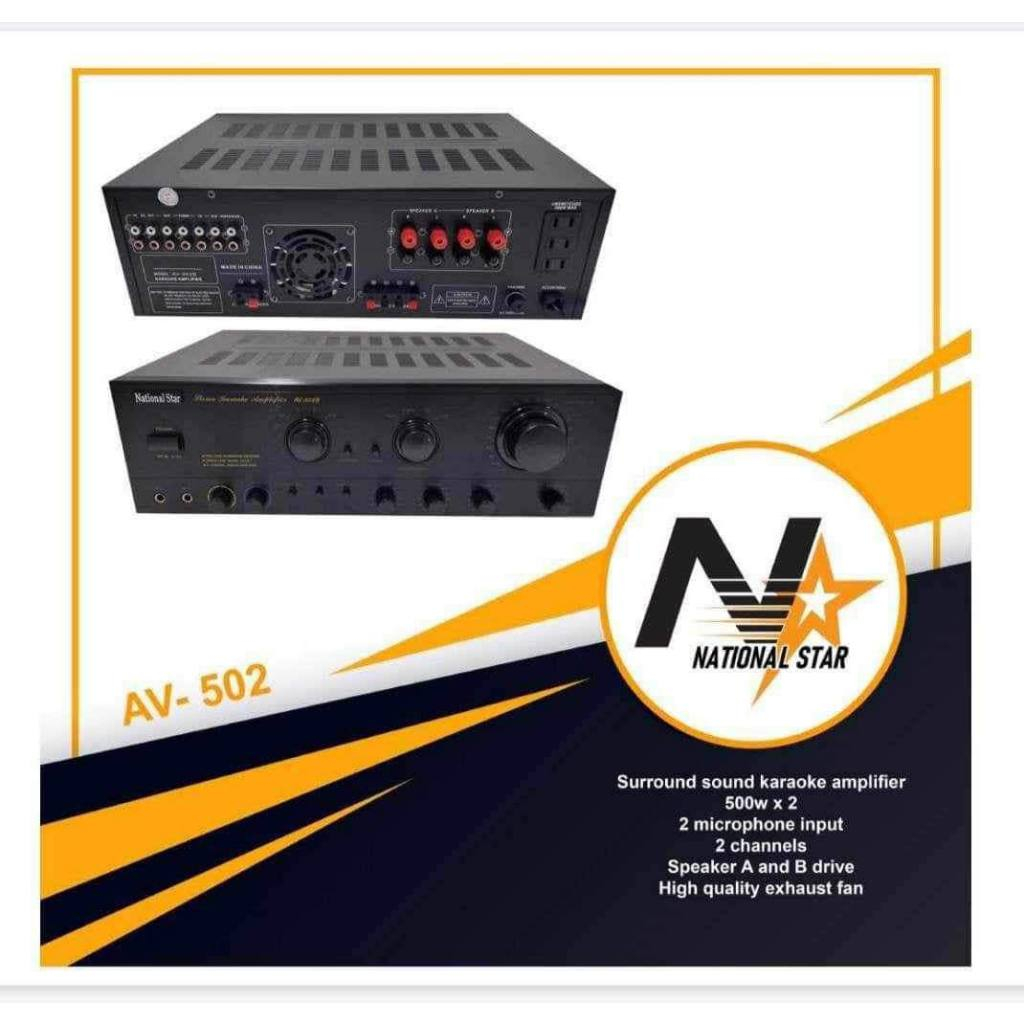 National Star AV-502 Bluetooth Amplifier | Shopee Philippines
