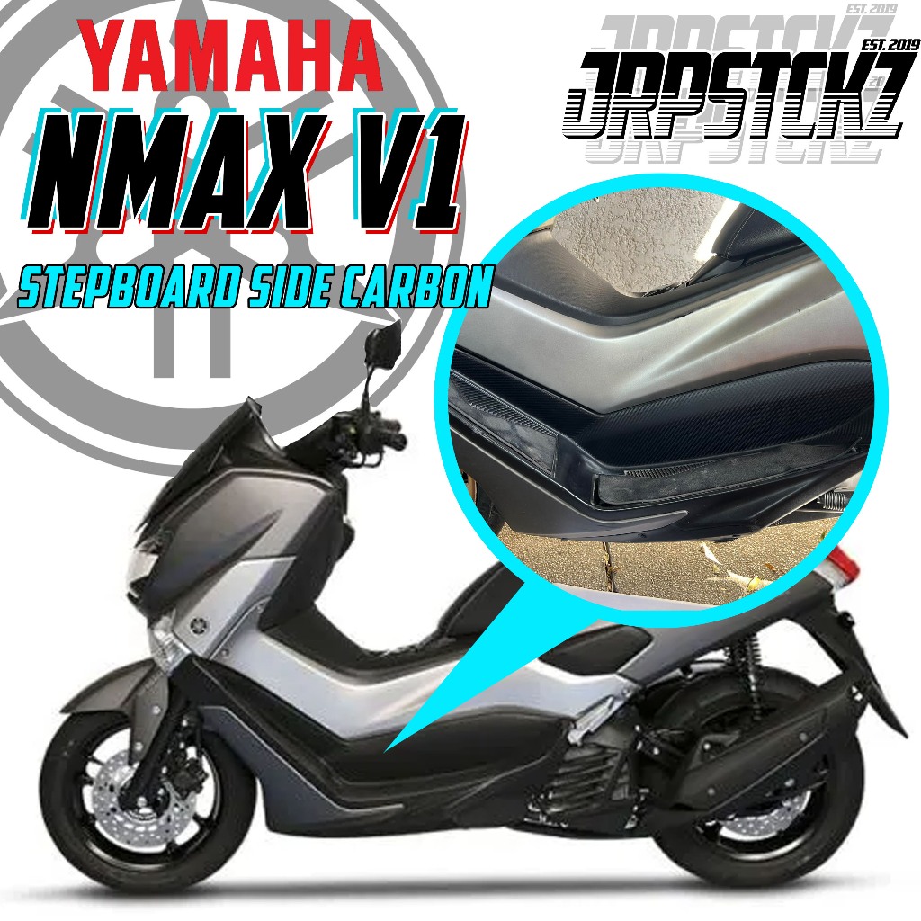 NMAX V1 & V2 | STEPBOARD SIDE CARBON DECALS (NEW!) | Shopee Philippines