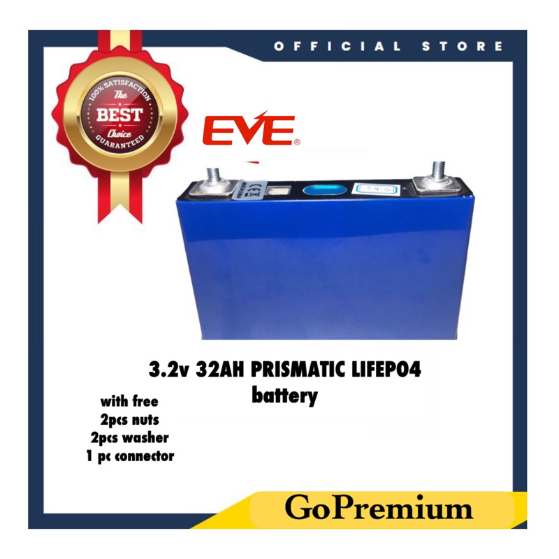 EVE LF32 LIFEPO4 3.2V 32AH 100% brandnew | Shopee Philippines