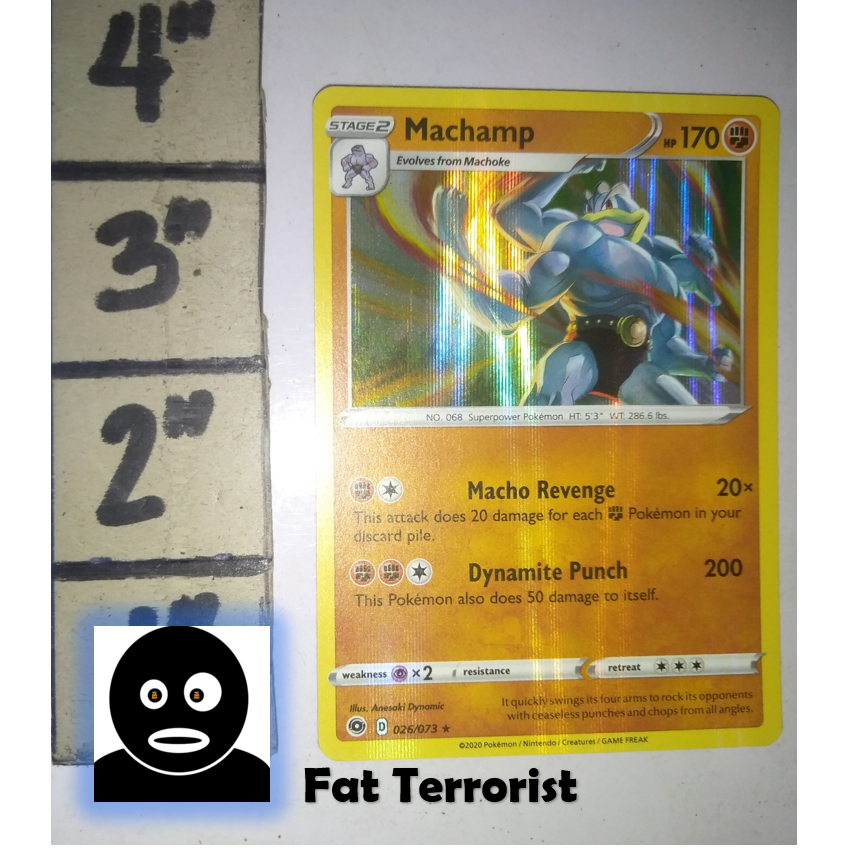 FT Pokemon 2020 Card Machamp Rare Holo | Shopee Philippines