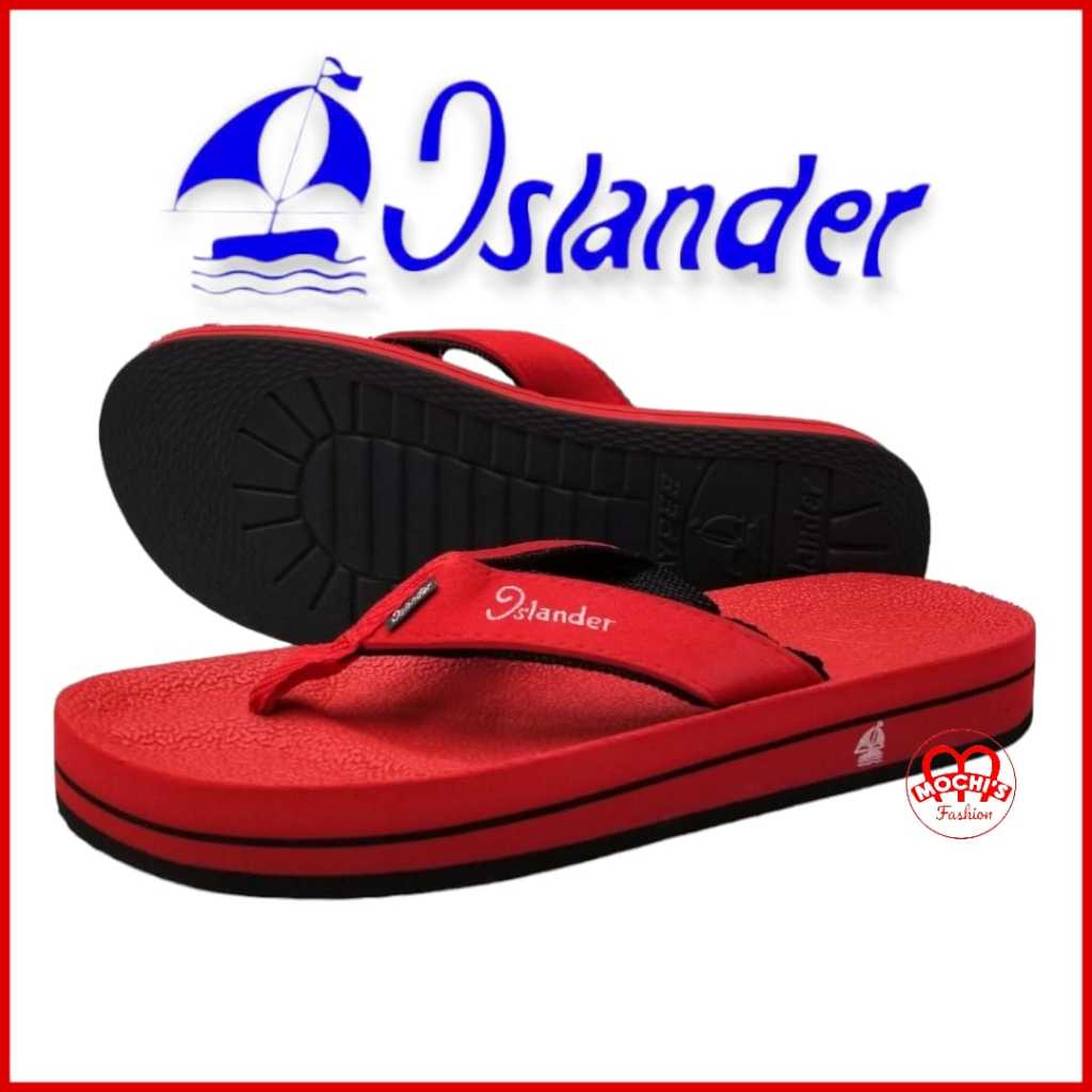 Islander Classic Men's 'Red/Red' Original Round Toe Non-Slip soles ...