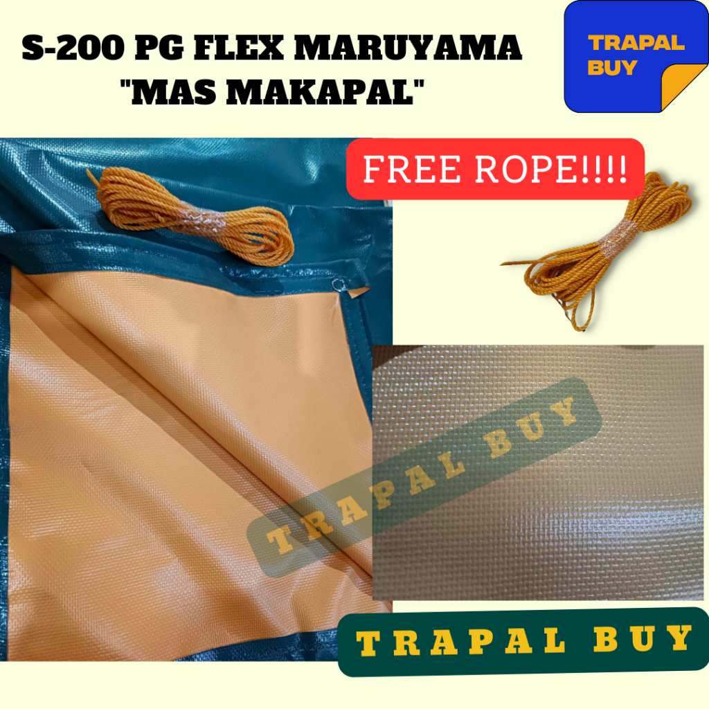 10ft x 12ft S200 PG FLEX MARUYAMA CAN LAST UP TO 10 YEARS TRAPAL TOLDA ...