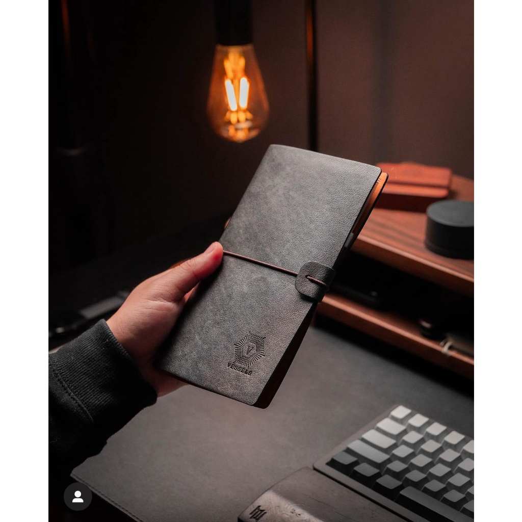 VESSELS Leather Bullet Journal, Notebook, Drawing Pad, Diary with ...