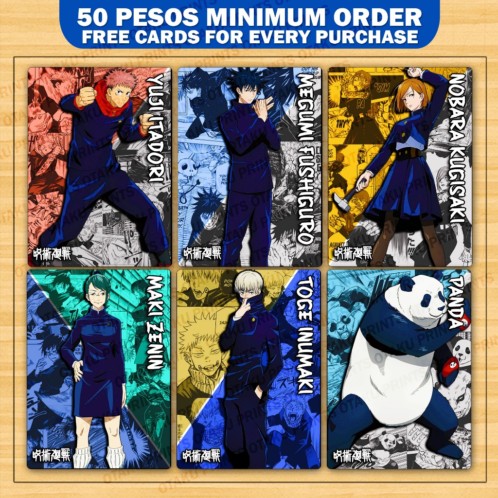 Jujutsu Kaisen Students Photocard - [SOLD PER PIECE] | Shopee Philippines