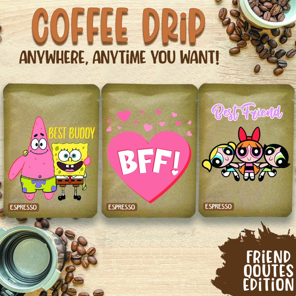 Drip Coffee Friendship Edition Drip Coffee - Coffee Drip with pouch ...