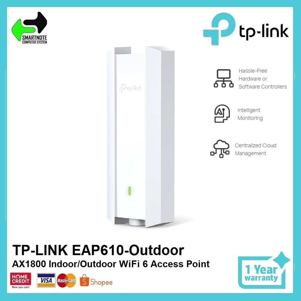 TP-LINK EAP610 OUTDOOR AX1800 Indoor/Outdoor WiFi 6 Access Point ...