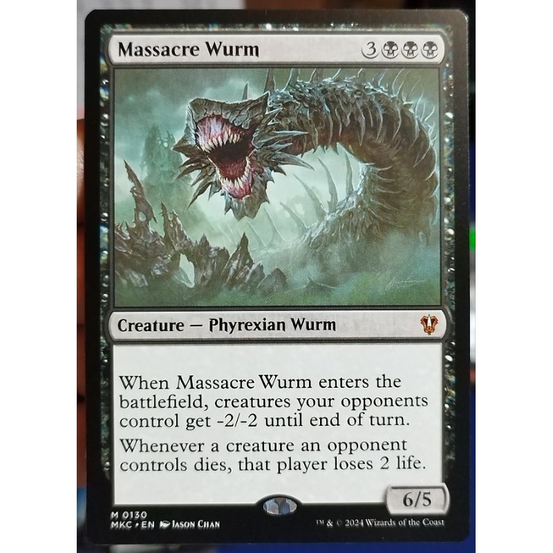 Massacre Wurm (Magic the gathering) | Shopee Philippines