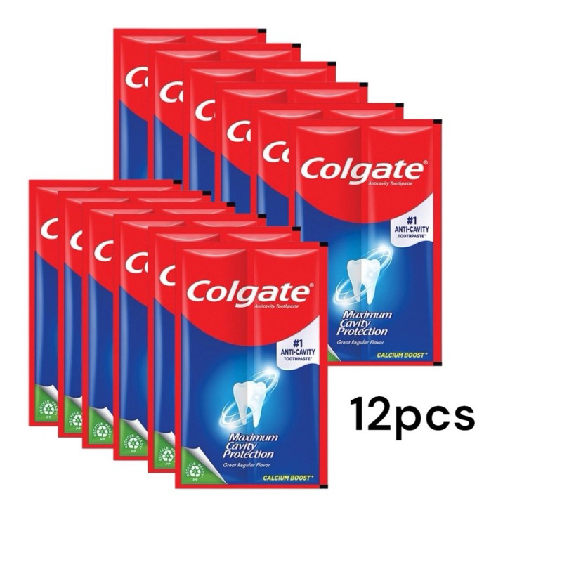 COLGATE Toothpaste TWIN PACK 22 GRAMS (12SACHETS) | Shopee Philippines