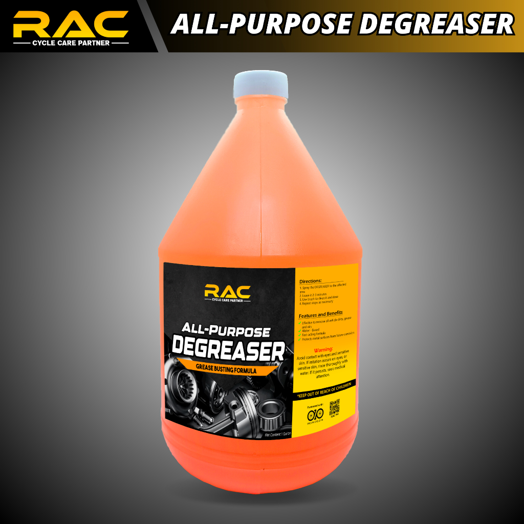 RAC Bike/Motorcycle 1Gallon All Purpose Degreaser | Shopee Philippines