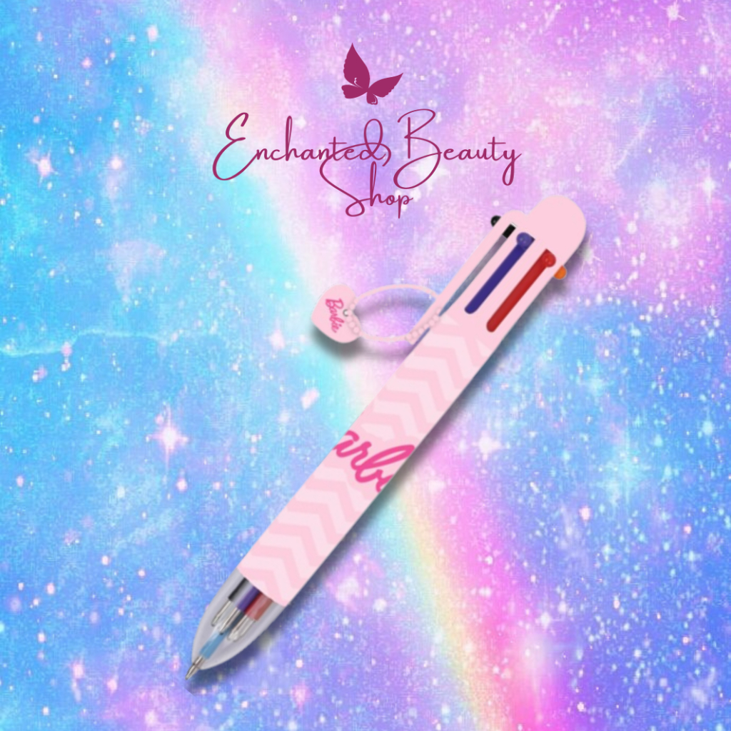 Barbie x MINISO Multicolor Ballpoint Pen Stylo Bille 0.8mm | Shopee ...
