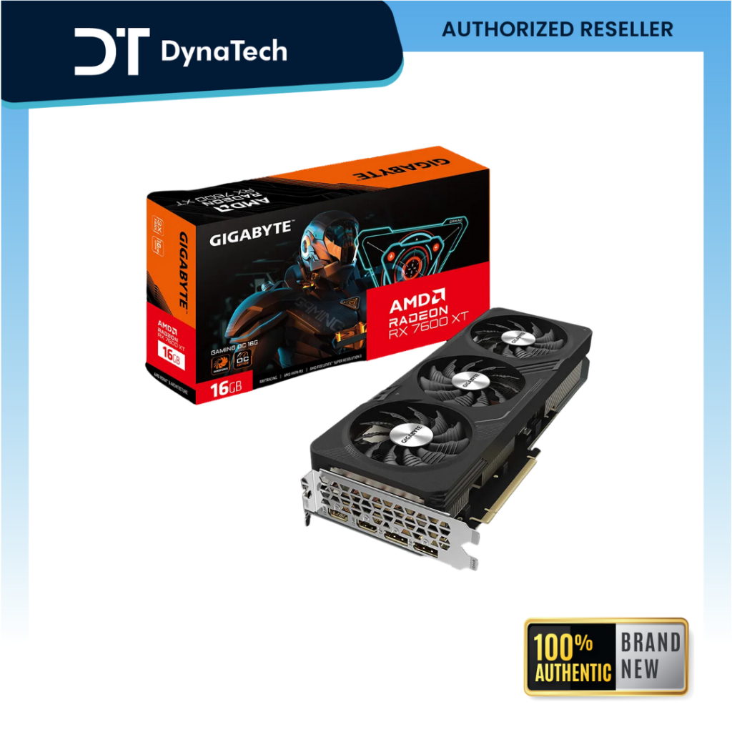 Gigabyte RX 7600 XT Gaming OC 16GB Graphics Card GV-R76XTGAMING-OC-16GD ...